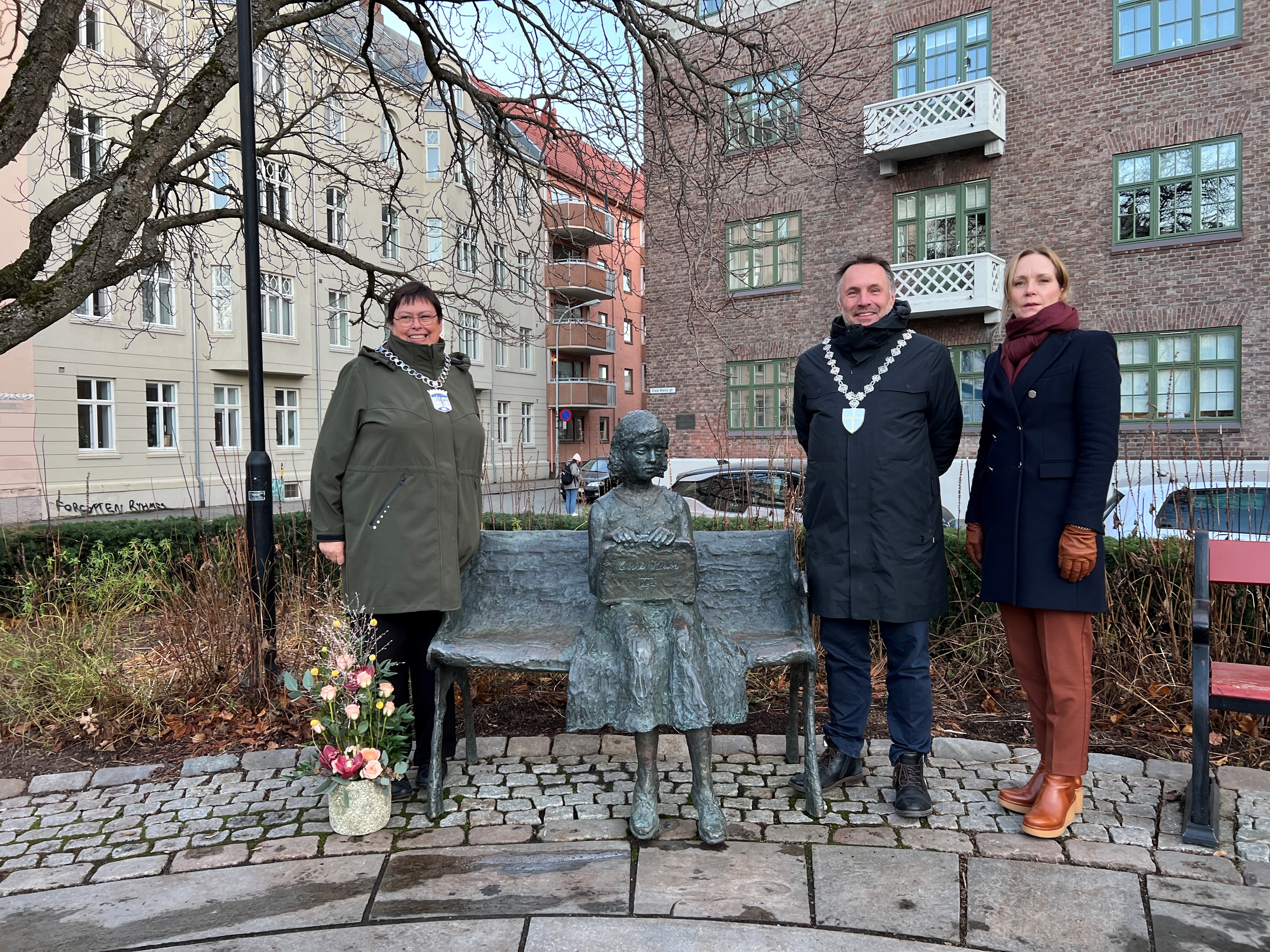 Minnesmerket Cissi Klein-statuen er fredet - Trøndelag fylkeskommune